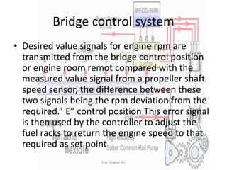 Bridge control system | PPTX