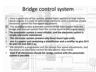 Bridge control system | PPTX