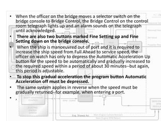 Bridge control system | PPTX
