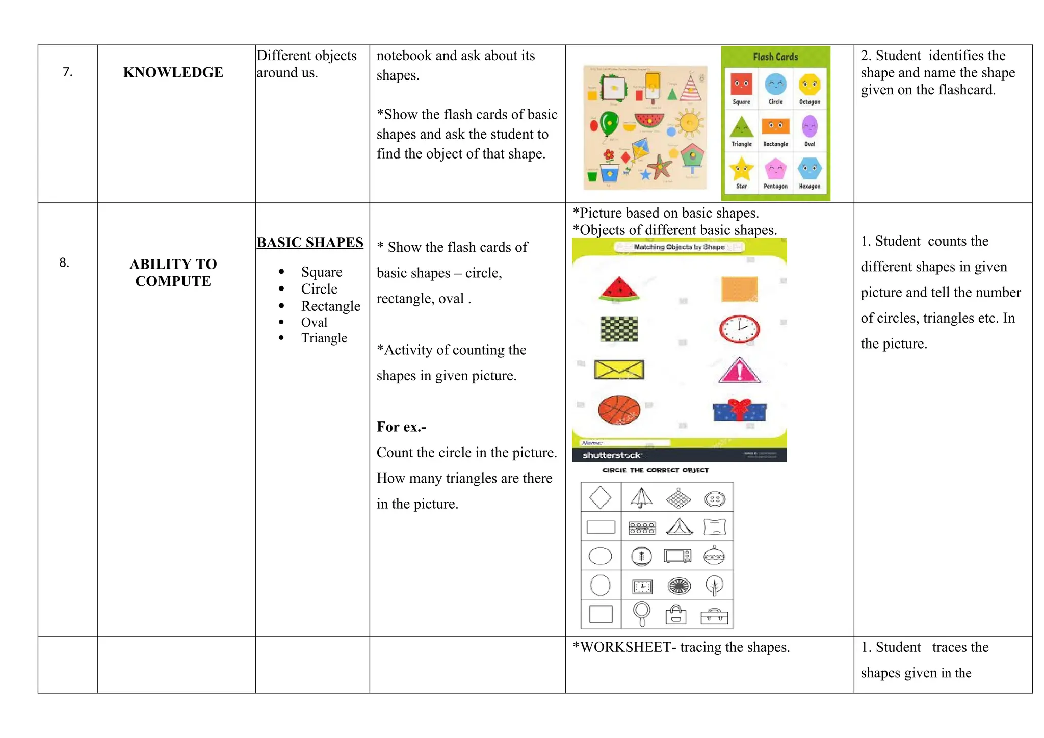 Kvs BRIDGE COURSE - class 1 maths.docx | Drawing and Sketching | Arts and Crafts