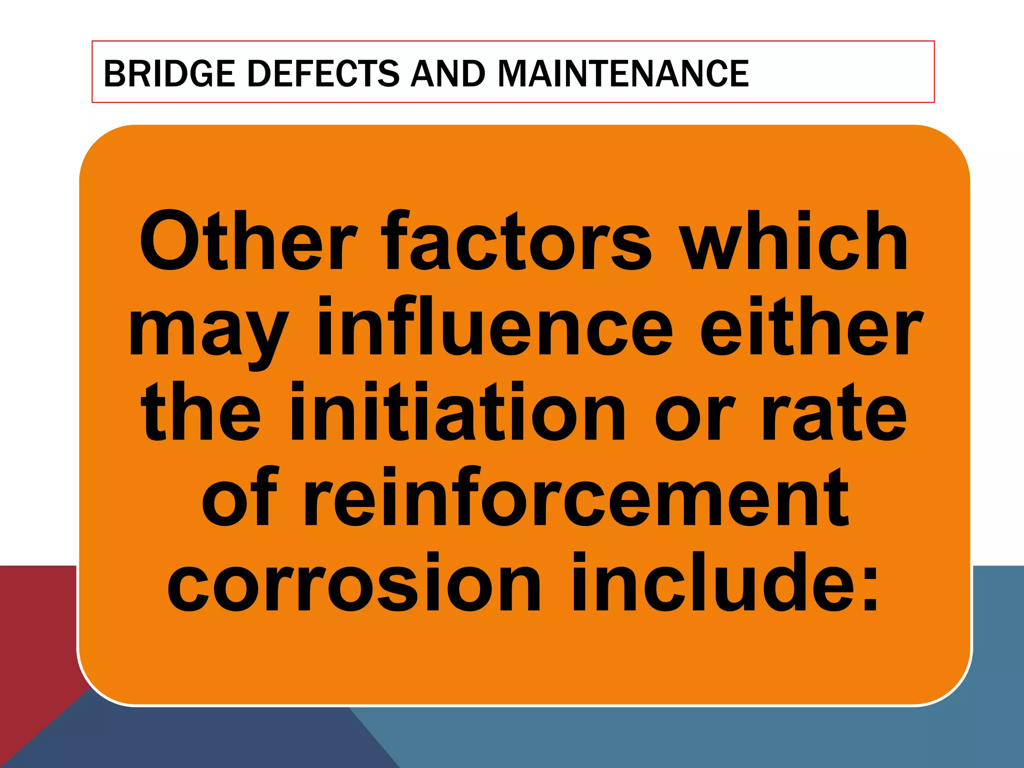 Bridge defects | PPTX