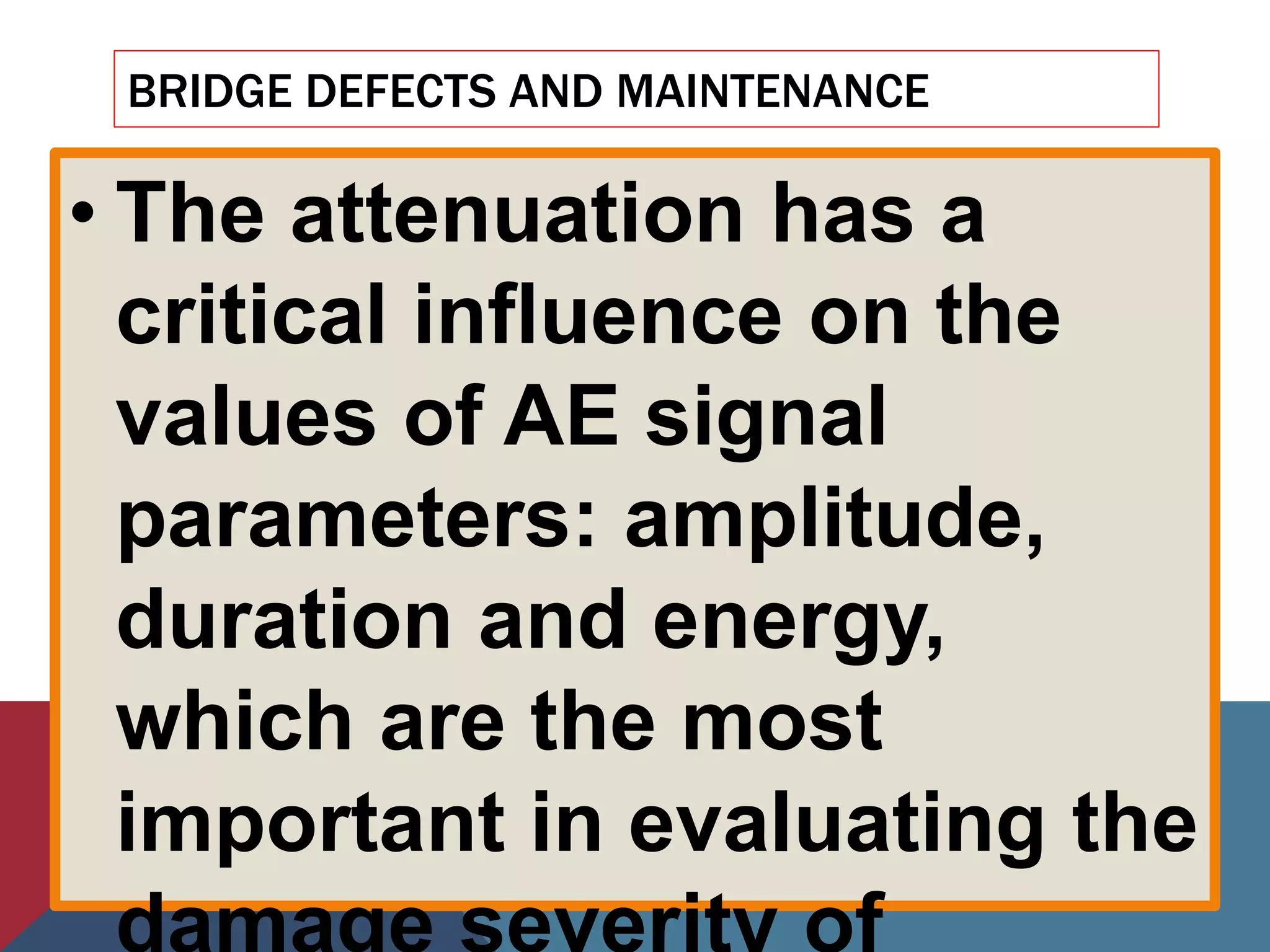 Bridge defects | PPTX