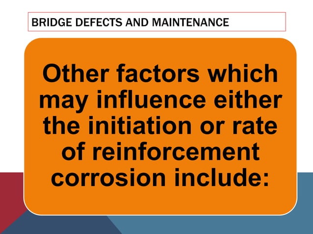 Bridge defects | PPTX