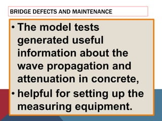 Bridge defects | PPTX