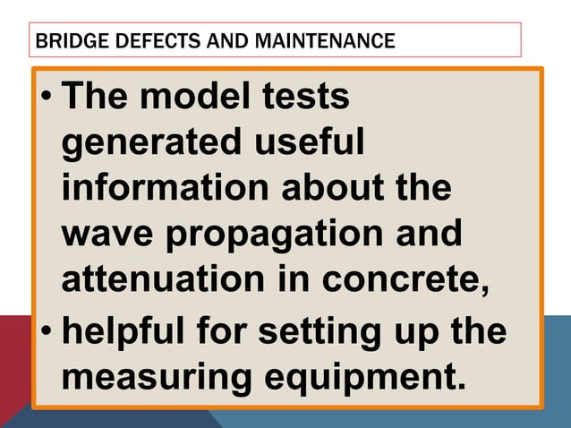 Bridge defects | PPTX