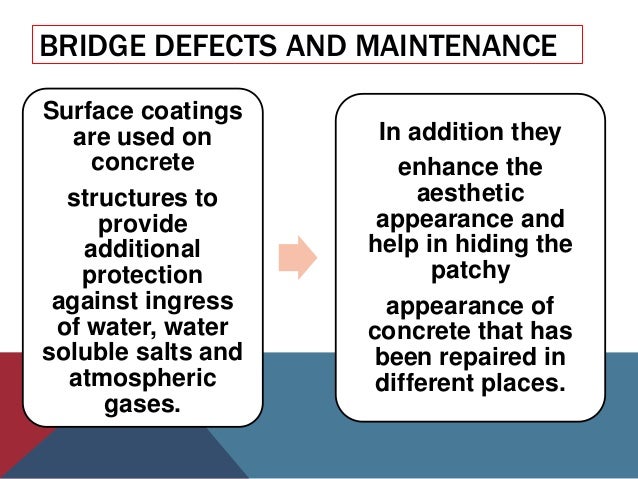 Bridge defects