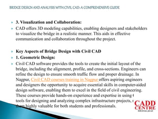 Bridge Design and Analysis with Civil CAD: A Comprehensive Guide | PPT