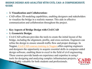 Bridge Design and Analysis with Civil CAD: A Comprehensive Guide | PDF