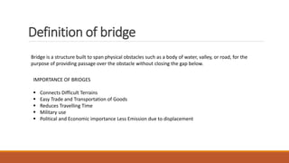 Bridge engineering | PPTX