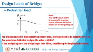 [Bridge Engineering] Chapter 2: Design Loads of Bridges | PDF