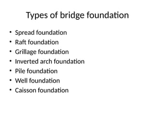 Bridge Engineering INTRODUCTION TYPES AND CLASSIFICATIONS | PPT