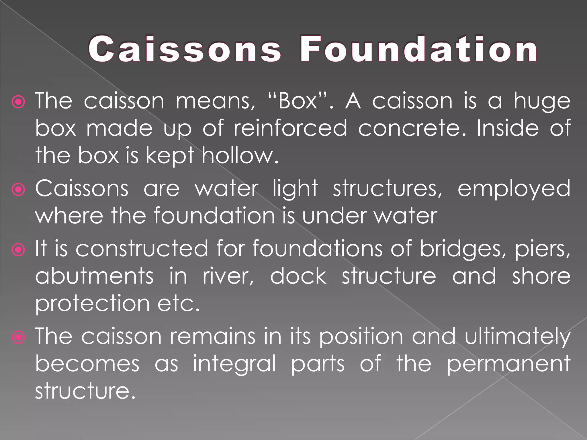 Bridge foundation | PPT