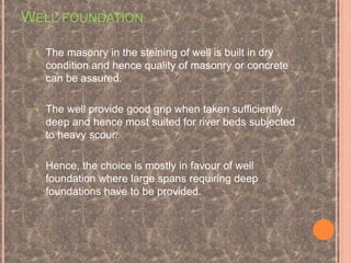 Bridge foundation | PPTX