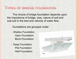 Bridge foundation | PPTX