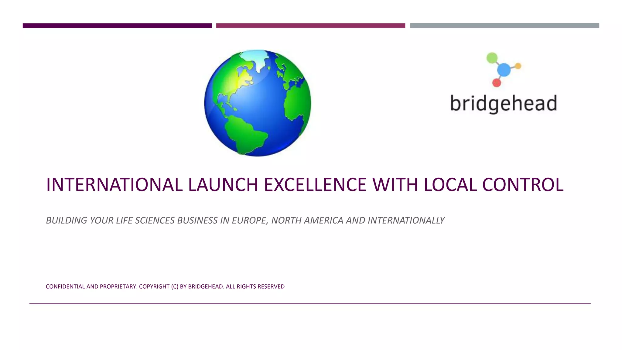 Bridgehead credentials slide deck | PPTX
