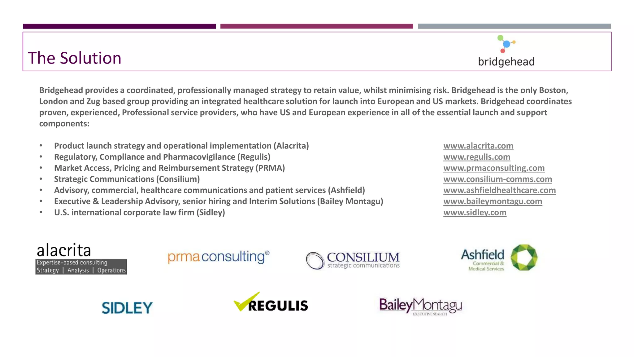 Bridgehead credentials slide deck | PPTX