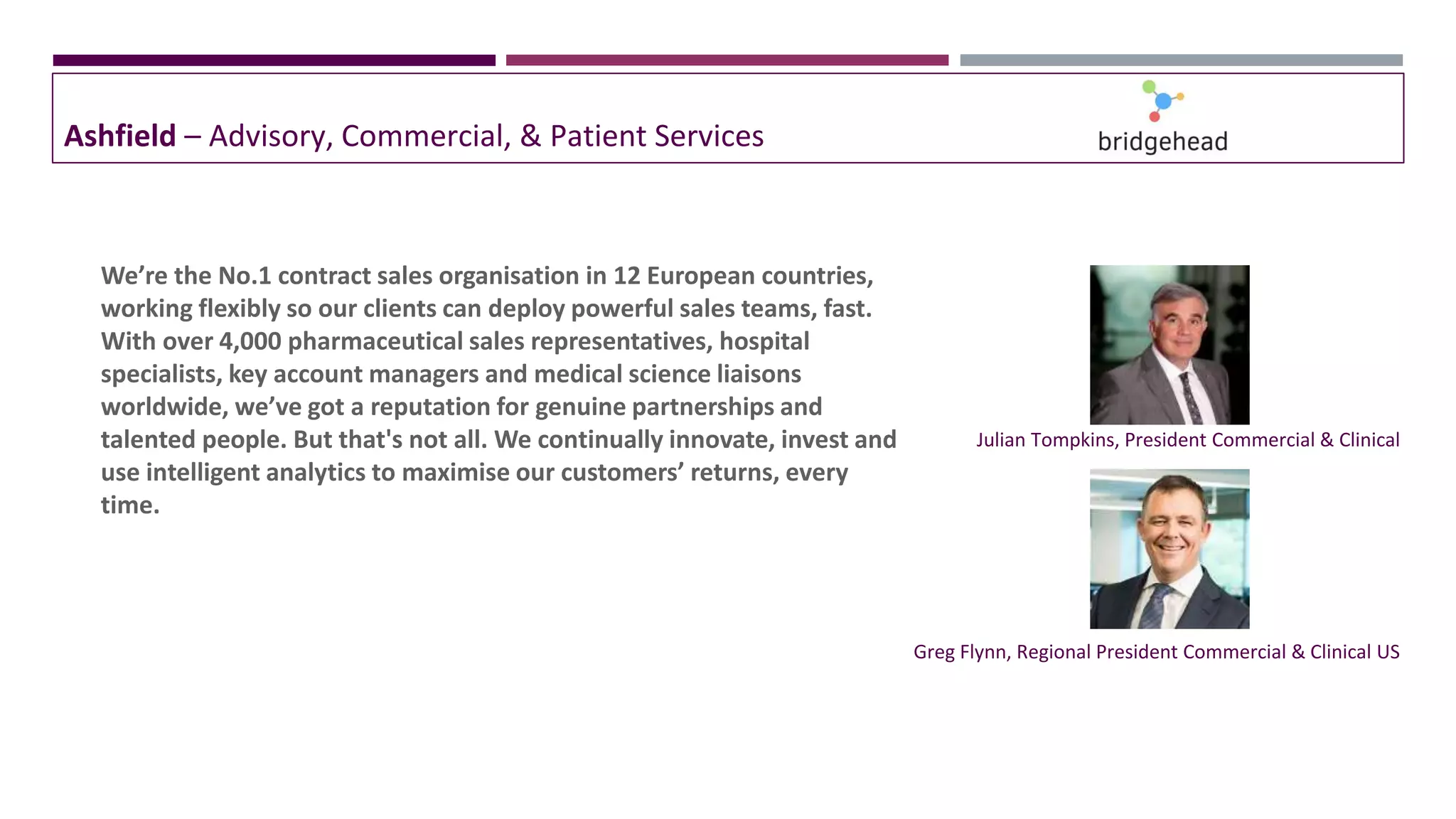 Bridgehead credentials slide deck | PPTX