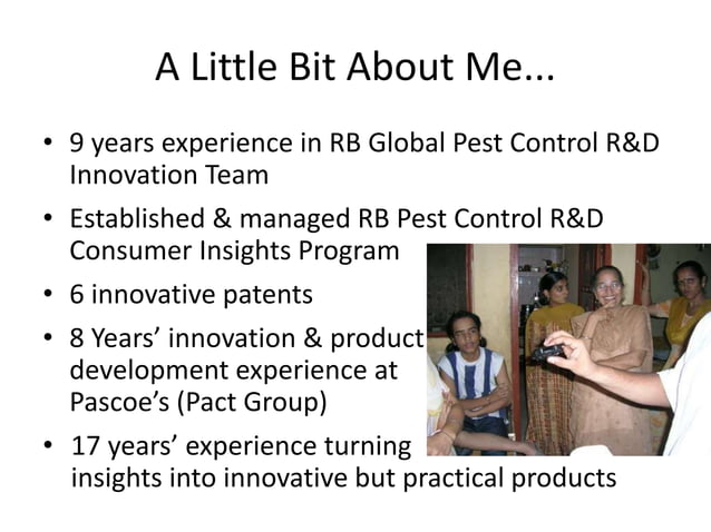 Bridge - Consumer Insights and Practical Innovation | PPT