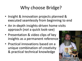 Bridge - Consumer Insights and Practical Innovation | PPTX