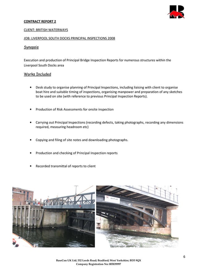 Bridge Inspections Profile | PDF