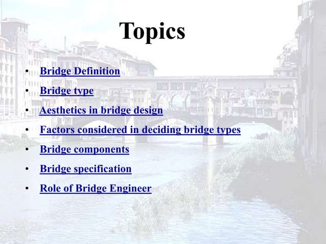 Bridge introduction | PPT