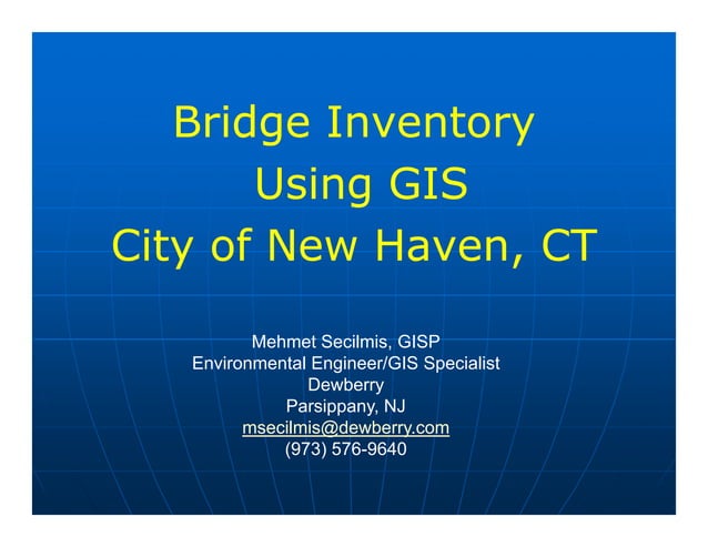 Bridge Inventory Using GIS | PDF