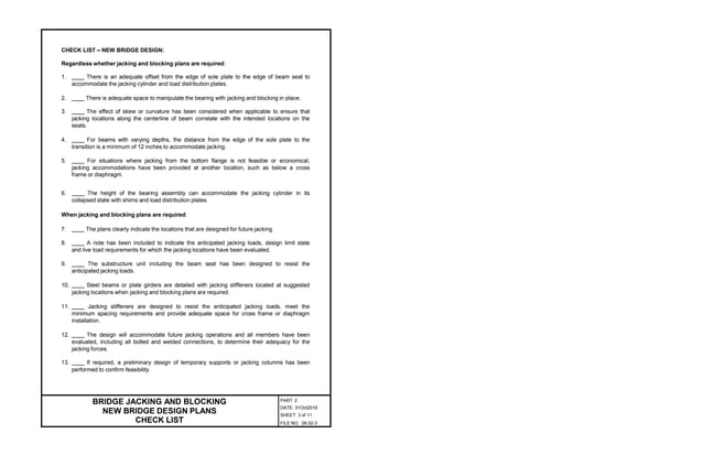 Bridge Jacking Design Sample Calculation.pptx | Civil Engineering Industry | Industries
