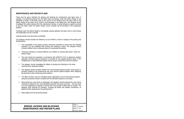 Bridge Jacking Design Sample Calculation.pptx | Civil Engineering Industry | Industries