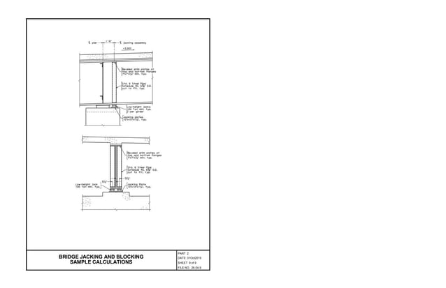 Bridge Jacking Design Sample Calculation.pptx | Civil Engineering Industry | Industries