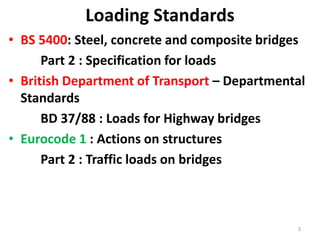 Bridge loading and bridge design fundamentals | PDF