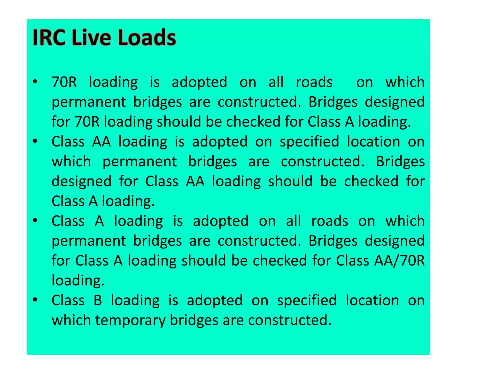 Bridge loading | PDF