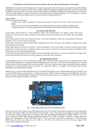 Bridge monitoring and alert generation system using iot | PDF