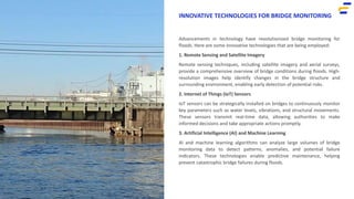 Bridge Monitoring for Floods: Importance and Solutions | PPTX