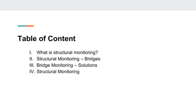 Bridge Monitoring Service From Encardio Rite | PPT