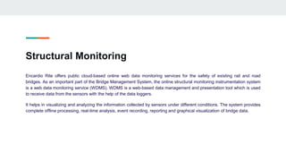 Bridge Monitoring Service From Encardio Rite | PPTX