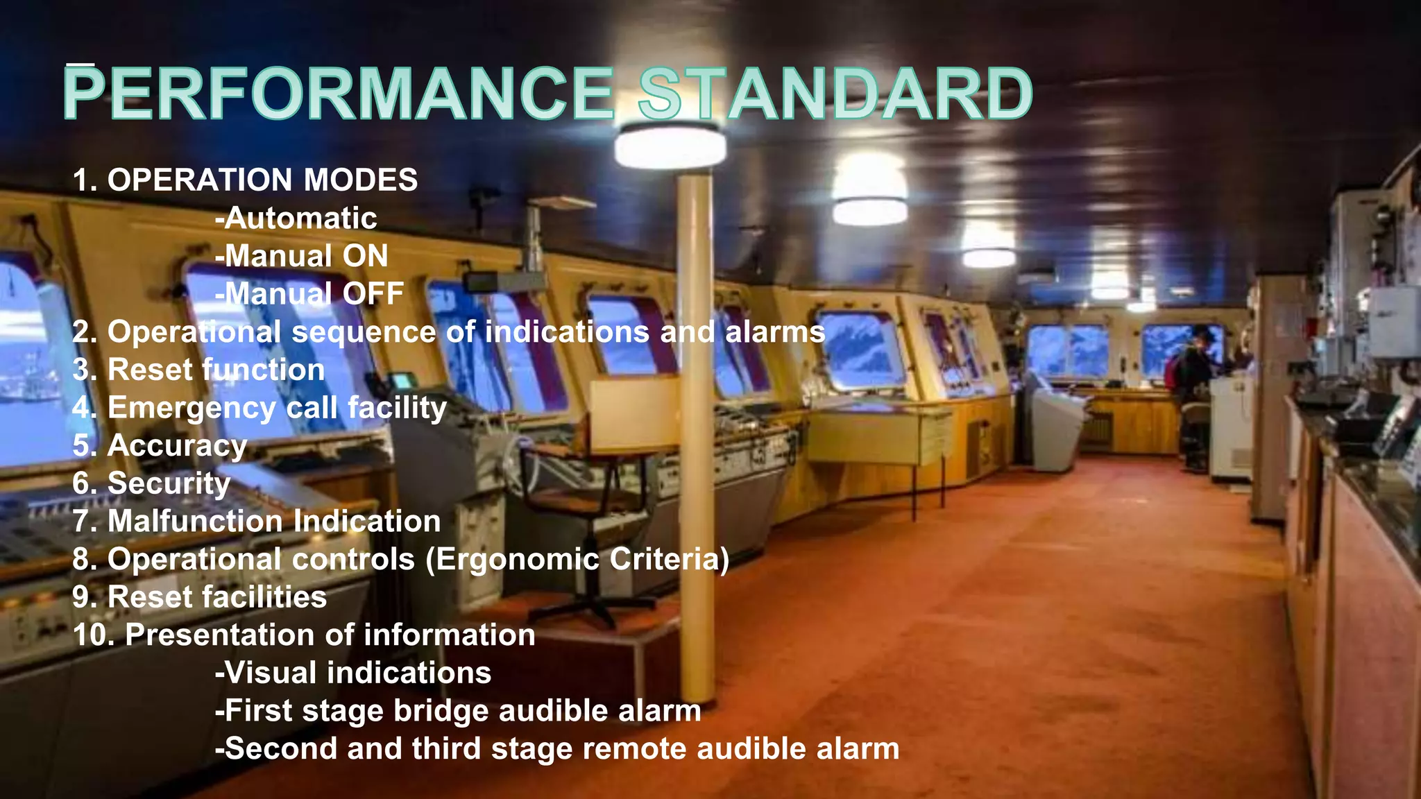 Bridge Navigational Watch Alarm System | PPTX