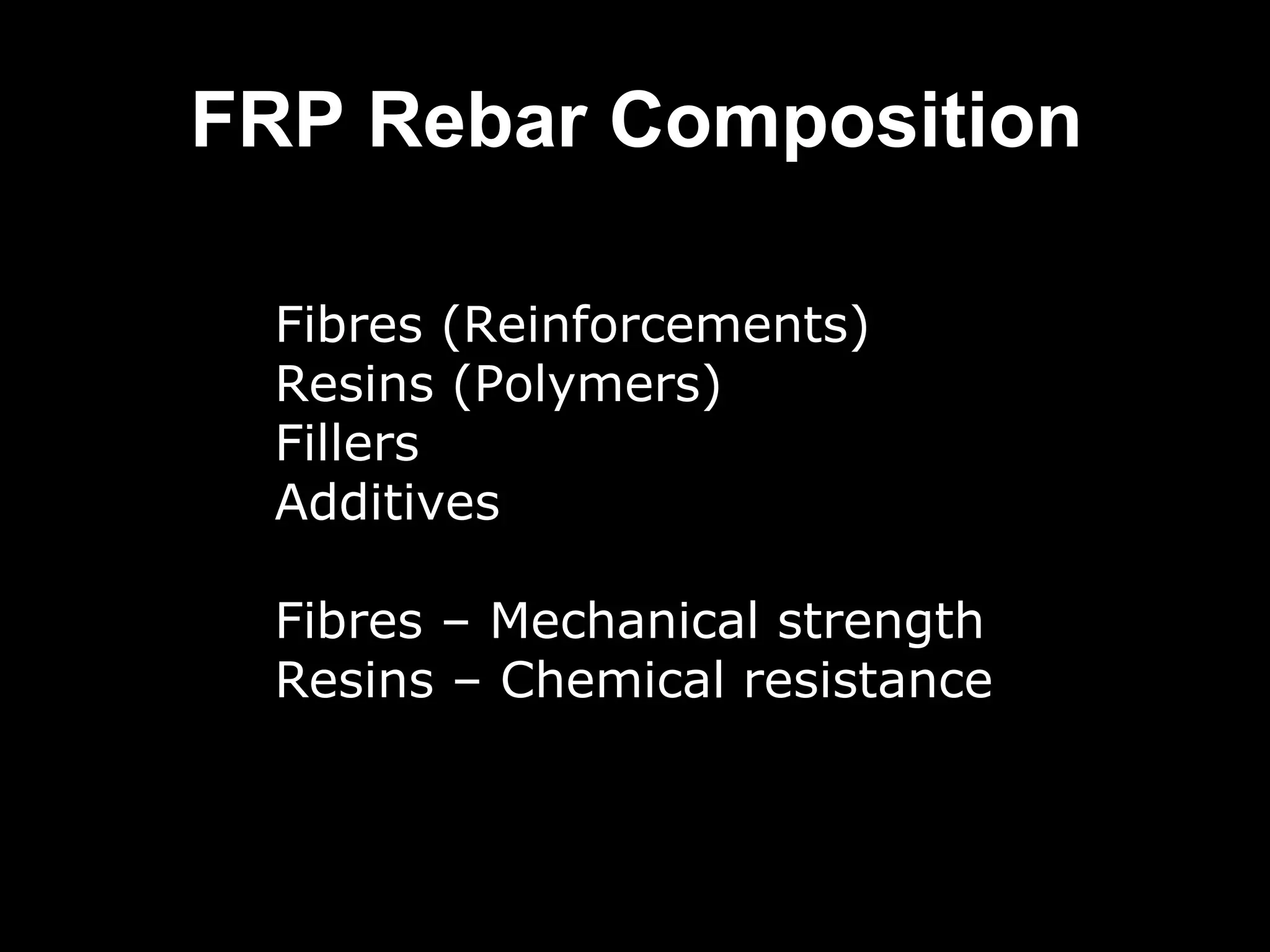 Bridge oriented presentation gfrp rebar(price comparison) | PPT
