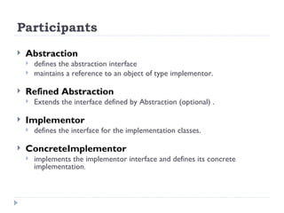 Bridge Design Pattern | PPT