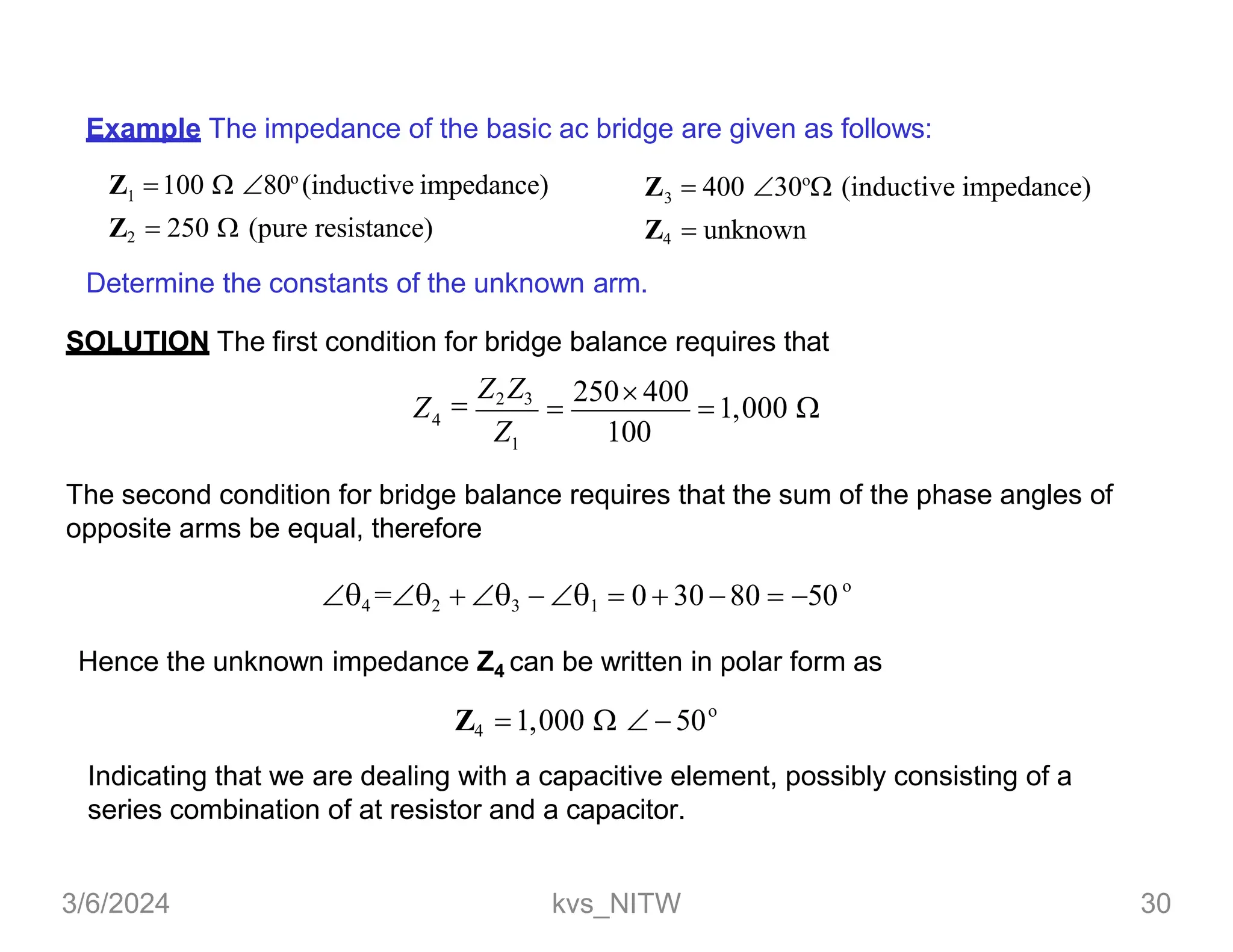 AC and DC BridgePPT for engineering students | PPTX