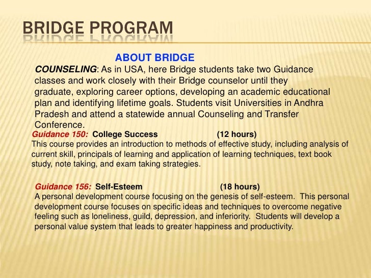 Bridge Program