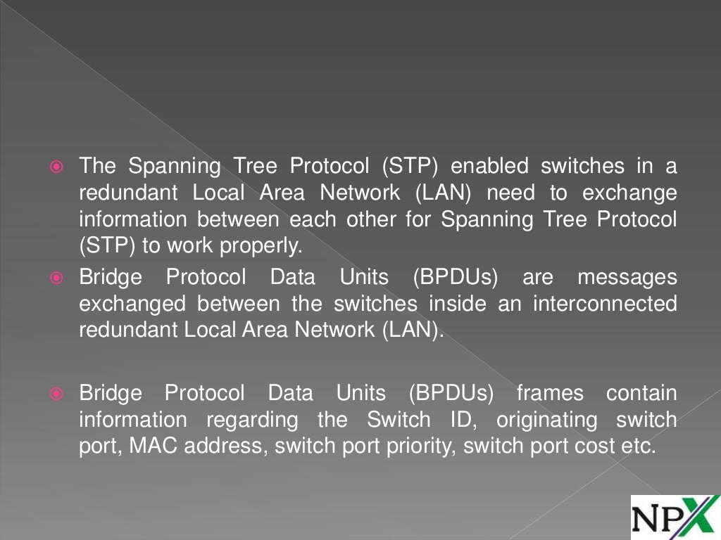 Bridge Protocol Data Unit Bpdu