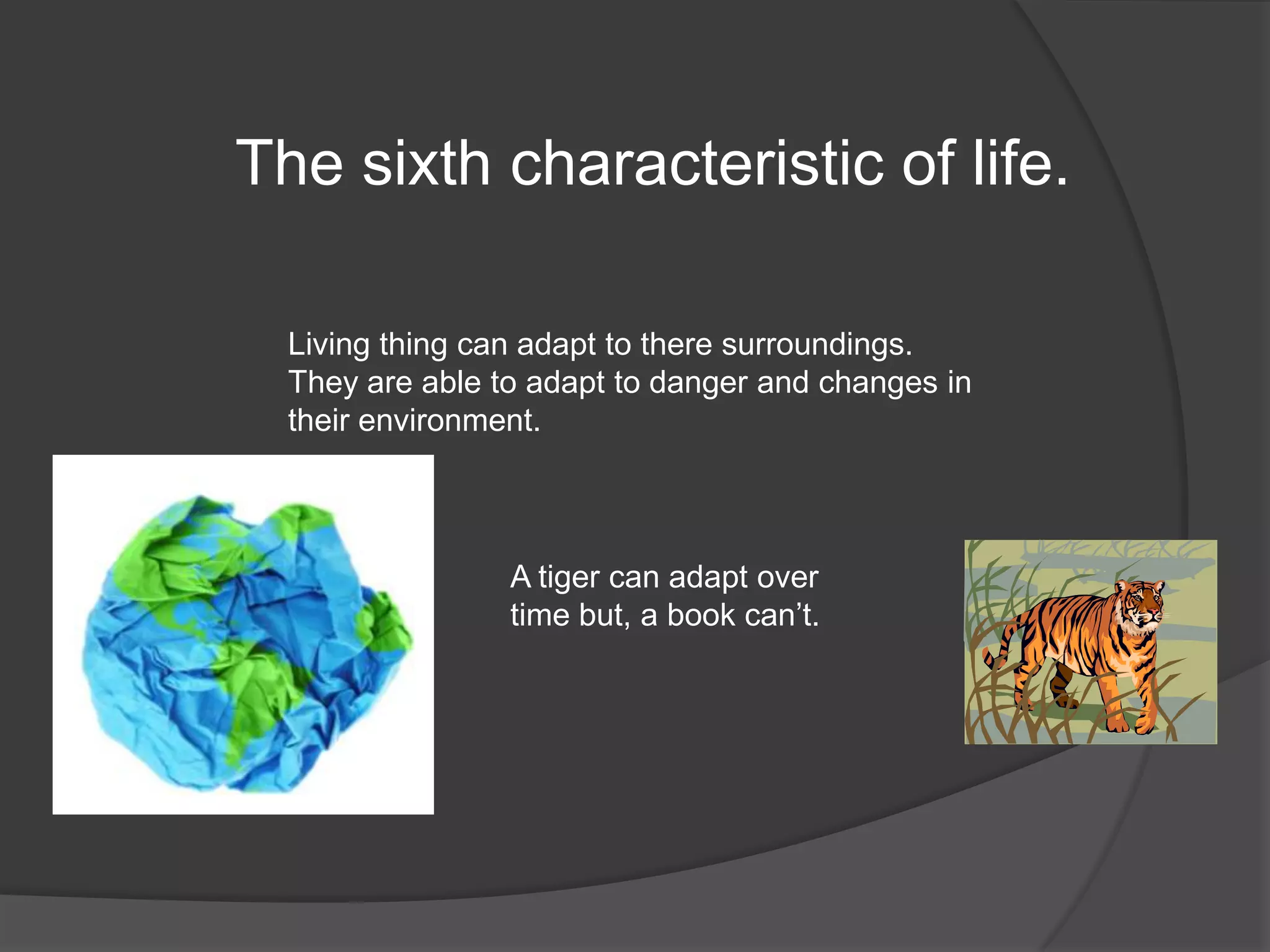 The Nine Characteristics of Life | PPTX