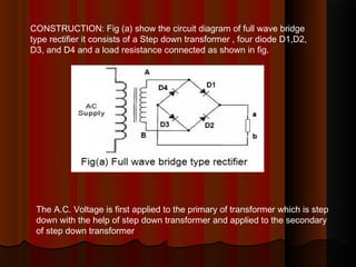 Bridge rectifier | PPT