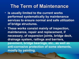 Bridge rehabilitation | PPT