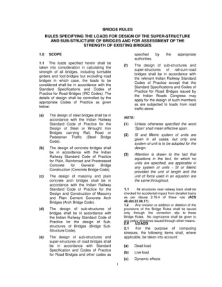 BridgeRule.pd includes guideline for Bridge design | PDF