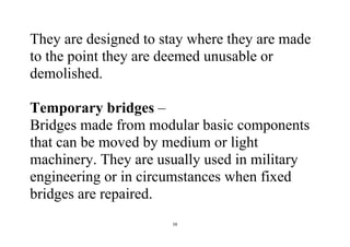 Bridges and their types | PDF