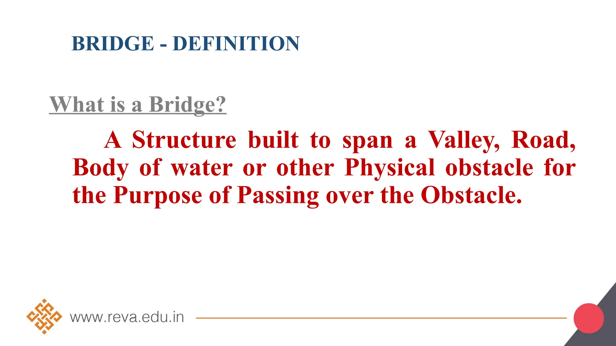 BRIDGES, BASIC CLASSIFICATION Types.pptx | Geology | Science