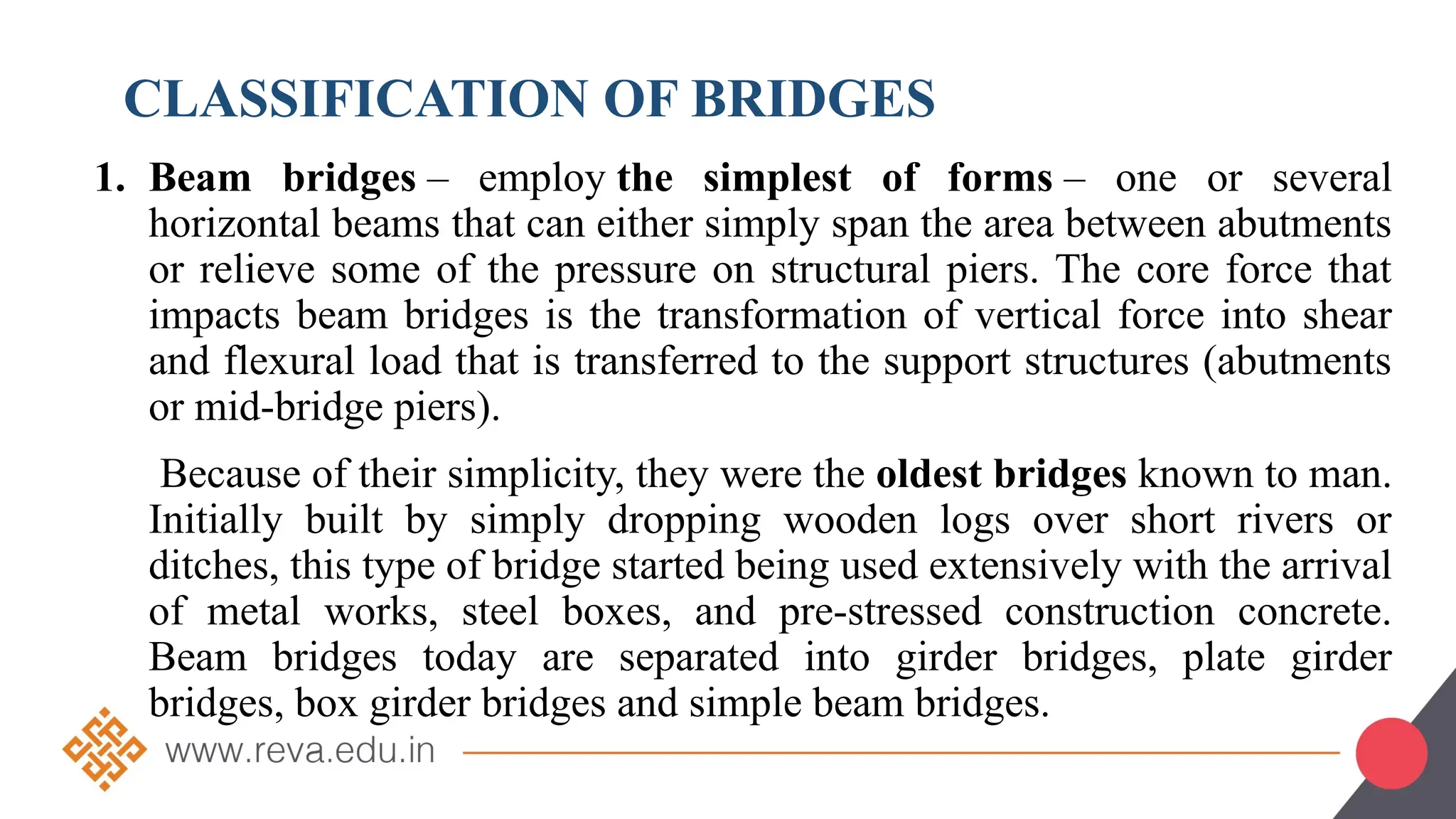 BRIDGES, BASIC CLASSIFICATION Types.pptx