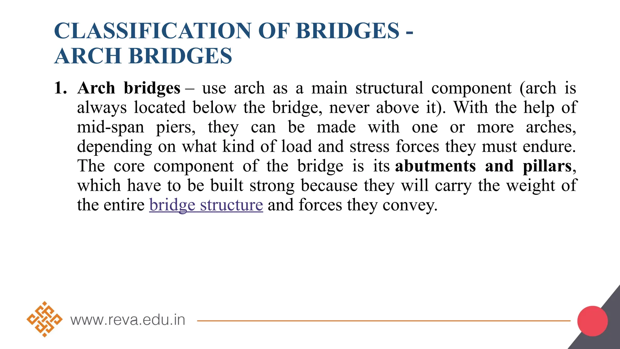 BRIDGES, BASIC CLASSIFICATION Types.pptx