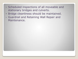 Bridge inspection,maintenance and repair | PPTX